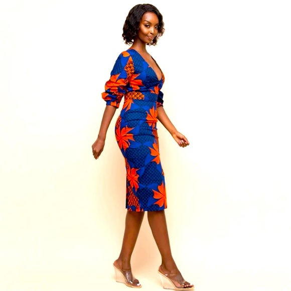 OFUURE | Dresses | Ofuure Vibrant Dashiki Print Dress | Poshmark